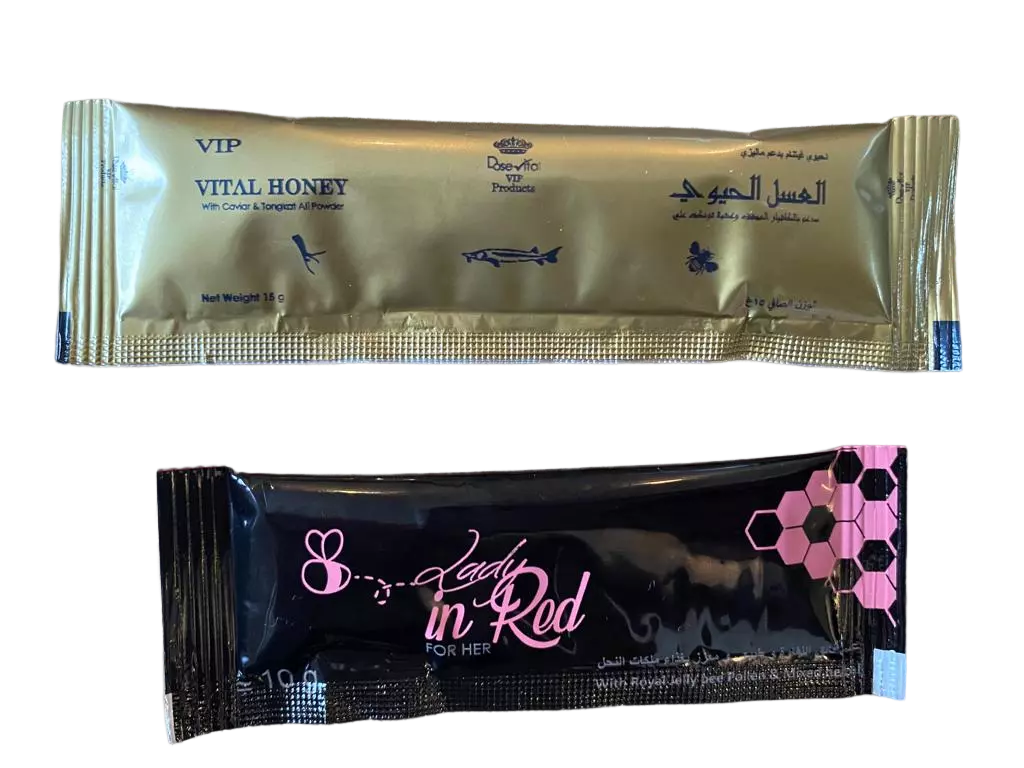 KIT CASAL Melzinho do Amor - ( 1 sachê Lady + 1 sachê Vital)